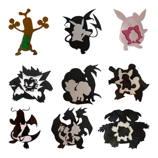 squirtle evolution silhouette