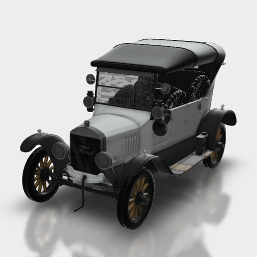 🚙 Ford Model T 1924・ STL File for 3D printing・Cults