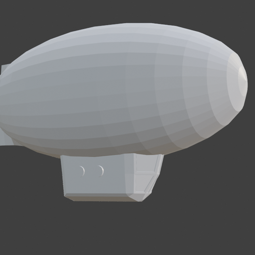 🚢 The Little Airship・Free 3D File for ・Cults