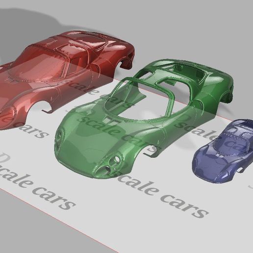 STL file 1/24 alfa 33 stradale・3D printer design to download・Cults