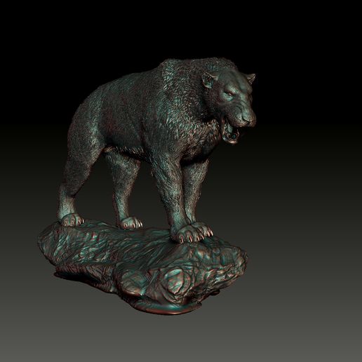🗿 Smilodon populator for 3D printing・ 3D File for 3D printing・Cults