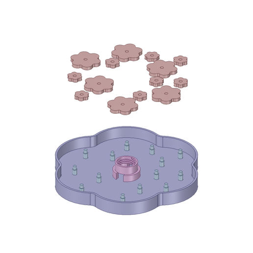 🐝 Buzzy Bee Watering Station・ 3D File for ・Cults