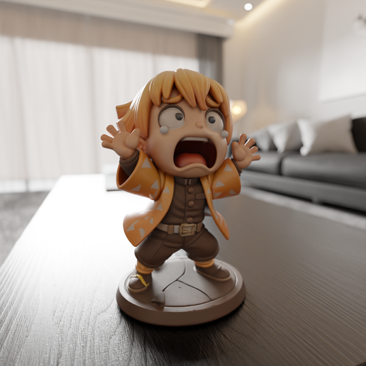 🗿 Zenitsu Agatsuma・ 3D File for 3D printing・Cults