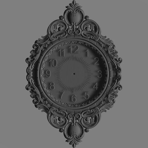 STL file clock167c stl cnc design 🕰️ ・3D printing design to download・Cults