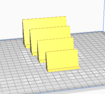 🃏 Basic Slanted Block Card Stands - 4 Pre-Made Sizes - Ideal for ...