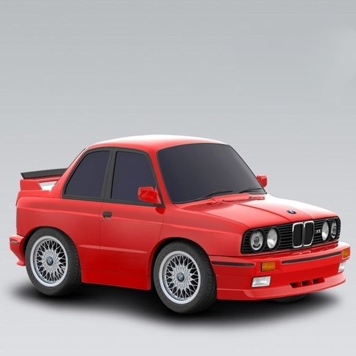 🚗 CAR CHIBI - BMW E30 M3・ STL File for 3D printing・Cults