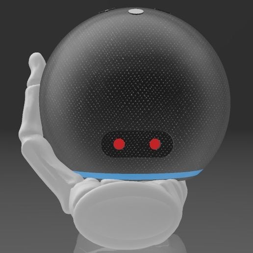 💀 Suporte Alexa Echo Dot 4a e 5a Geração Skeleton Hand・ STL File for 3D ...