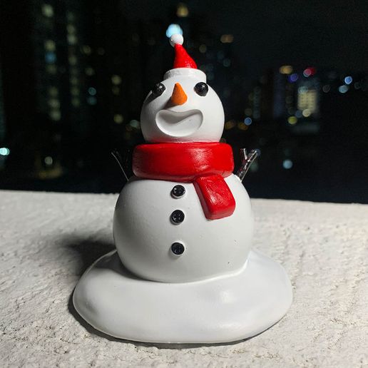 3D file snowman ☃️ ・3D printer model to download・Cults
