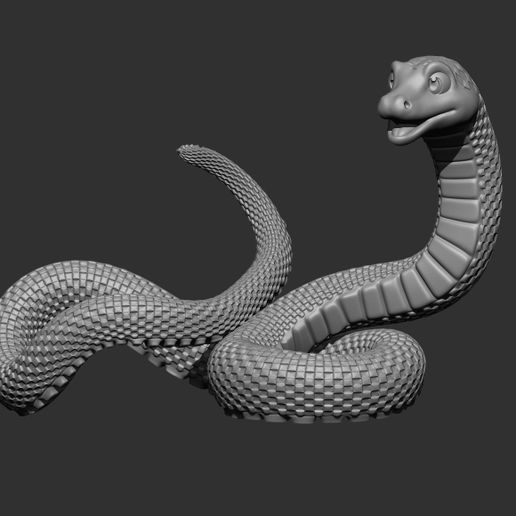 🐍 Snake souvenir・ STL File for 3D printing・Cults