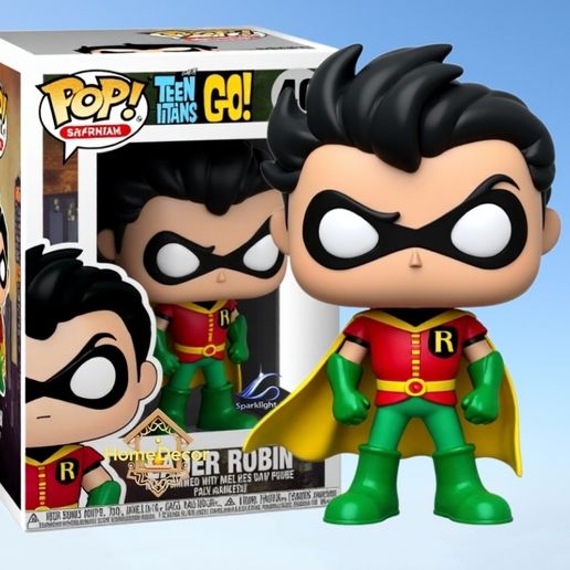 STL file Robin : Teen Titans 👾 (OBJ)・3D printer model to download・Cults