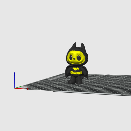 👾 LABUBU BATMAN COLORED・ STL File for 3D printing・Cults