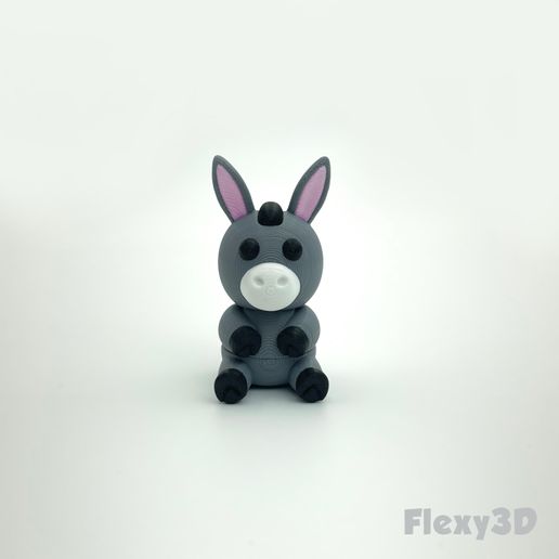 👌 Articulated Donkey・ STL File for 3D printing・Cults
