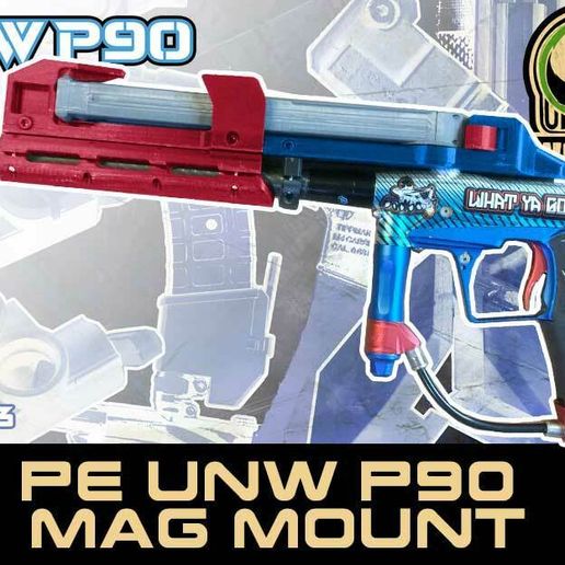 🪐 UNW P90 MAG MOUNT FOR PLANET ECLIPSE paintball markers EGO’s GEO’s ...