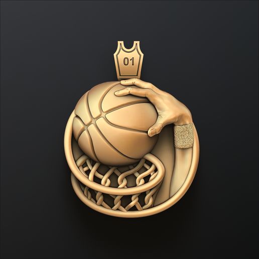 3D file Basketball Pendant 3D print model 🏀 ・3D print model to download ...