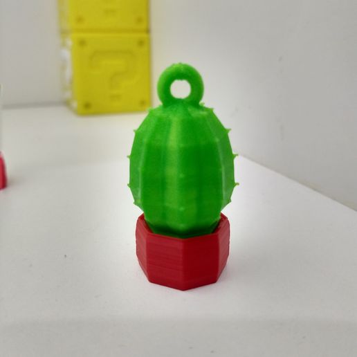 STL file CACTUS KEYCHAIN LOW POLY, CACTUS KEYCHAIN LOW POLY 🌵 ・3D ...