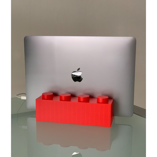 🧱 Brick Vertical Laptop Stand・ STL File for 3D printing・Cults