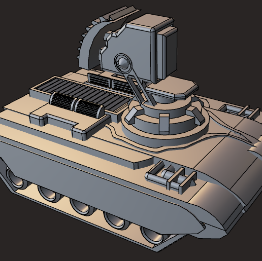 🪖 Red Alert 2 RA2 Allied Prism tank・ STL File for 3D printing・Cults
