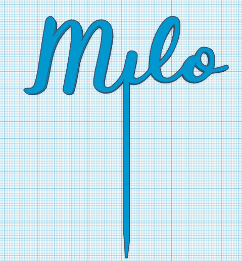 Archivo STL Milo ~ Cake Topper 🍰 ・Idea de impresión 3D para descargar・Cults