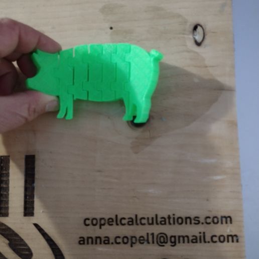 🐖 Flexi Pig STL・ STL File for 3D printing・Cults