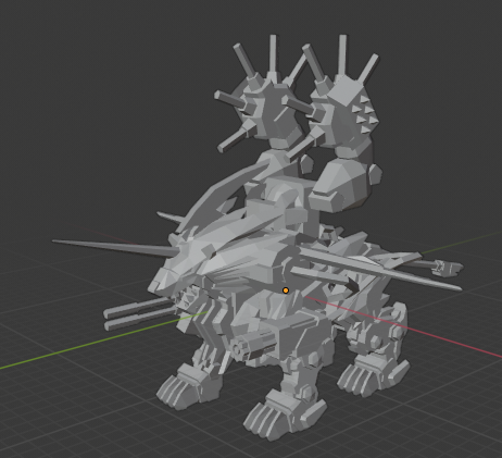 🧸 Zoids - Energy Ray Liger v2・ STL File for 3D printing・Cults