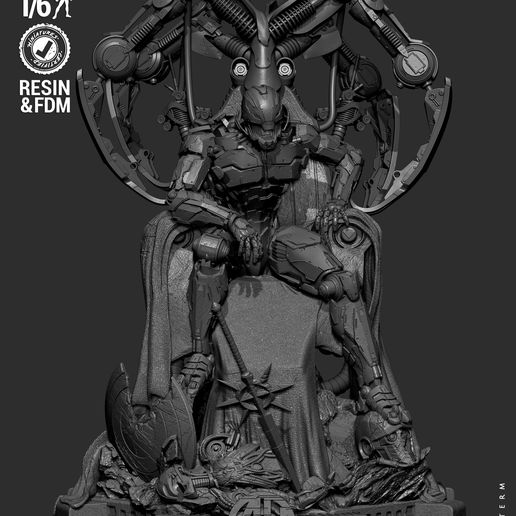🗿 WICKED MARVEL ULTRON SCULPTURE : TESTED AND READY FOR 3D PRINTING・ 3D ...