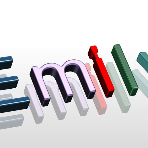 3D file Abc stl files - alphabet 3d printed, 3d print file. Abc digital ...