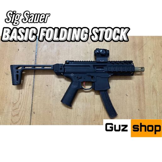 🔫 AIRSOFT SIG SAUER STOCK CLONE #4 | GUZSHOP・ STL File for 3D printing ...
