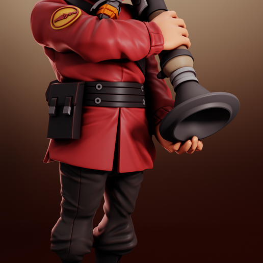 🫡 Soldier | Team Fortress 2・ 3D File for ・Cults