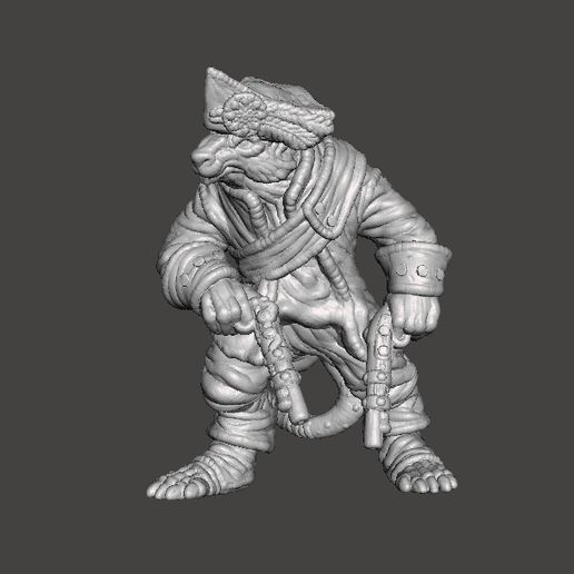 🏴‍☠️ SQUEAK PIRATE CAPTAIN RAT MINIATURE MODEL FOR FANTASY GAMES RPG ...