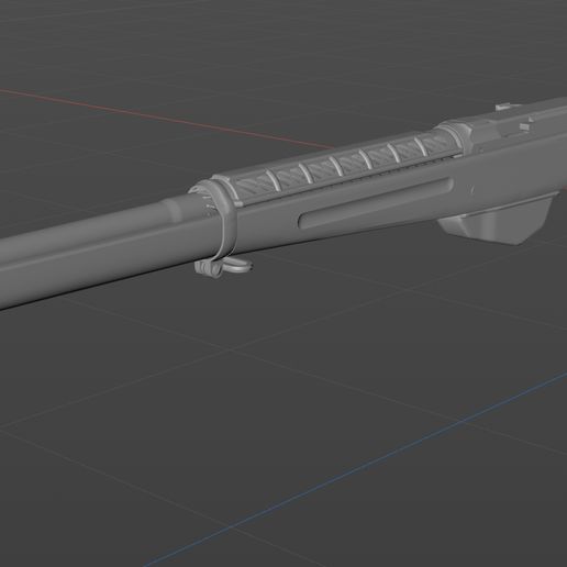 🗺️ American Pedersen rifle 3D model material・ OBJ File for 3D printing ...