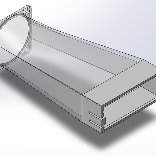 STL file Tesla long duct for 40x40xXX fan 🖥️ ・Design to download and 3D ...