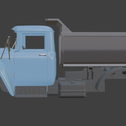 🚚 ZIL 130 RC body 1/10 2in1 chassis 4x4 Dump 6x6 Flatbed・ STL File for ...