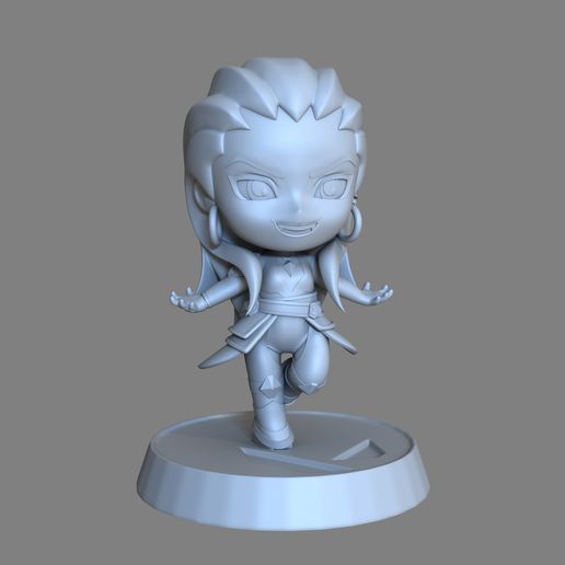 🎮 Valorant - Chibi Reyna Statue FanArt・ 3D File for 3D printing・Cults