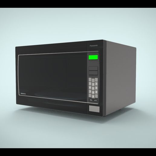 🏠 microwave・ STL File for 3D printing・Cults