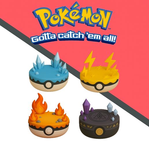 🐉 Pokemon Legendary birds trio pack 7 units (3 pokemon and 4 bases ...