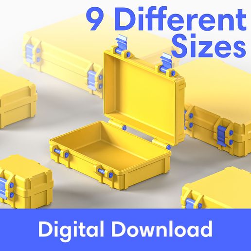 📦 Storage Box STL file - 9 Sizes・ 3D File for 3D printing・Cults
