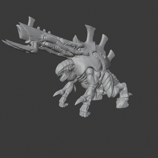 3D file Flamer Infantry Bug - Alien Space Bugs - 28mm miniature 🐛 ...