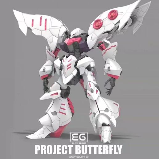 3D file GUNDAM MX-004 Qubeley 🤖 ・3D printing model to download・Cults
