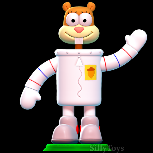 ♀️ Sandy Cheeks - SpongeBob SquarePants・ 3D File for ・Cults
