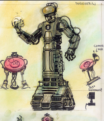 🎲 Robobrain (CA) de Fallout・Arquivo OBJ Grátis para Impressão 3D・Cults