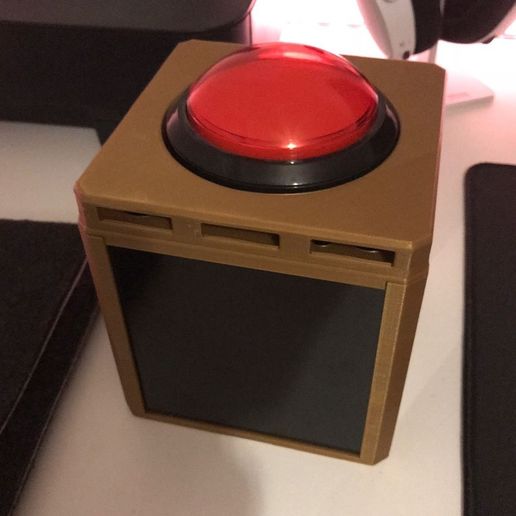 📦 Big Dome Pushbutton - Box・Free 3D File for ・Cults