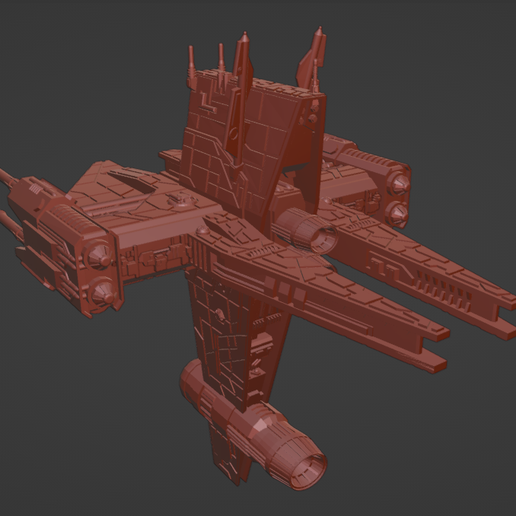 🚀 Vengeance Assault Cruiser・ STL File for 3D printing・Cults
