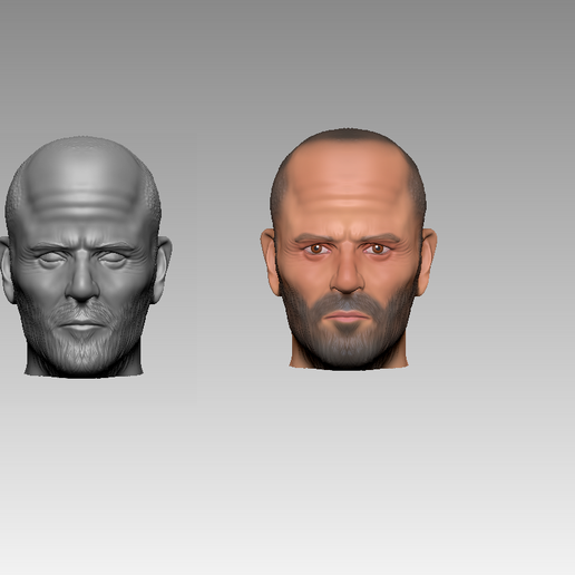 STL file Jason Statham as deckard shaw from fast and furious and the ...