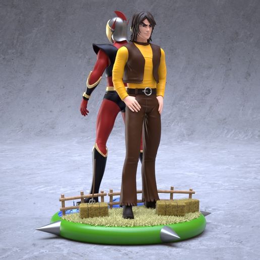 💬 Duke Fleed and Actarus・ STL File for 3D printing・Cults