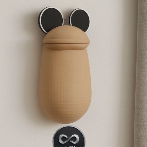 🪱 MARCUS VR WORM - HEAD WALL HANG・ 3D File for 3D printing・Cults