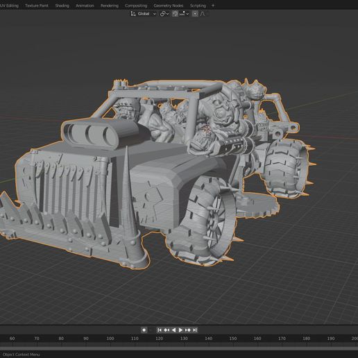 ⚔ Orc Ladz on Rowdy Critter Wagon・Free STL File for 3D printing・Cults