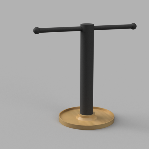 💎 Jewelry stand screwable compact with rim・Archivo STL para Impresión ...