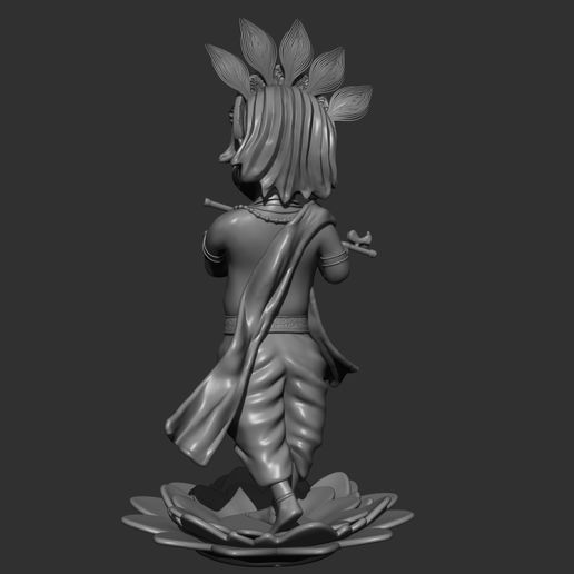 STL file Krishan ji statue 3D print model 👾 ・3D printing design to ...
