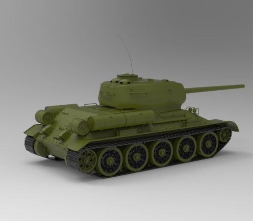 3D file T34 heavy tank 🪖 ・3D print design to download・Cults