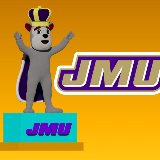 Archivo 3D NCAA - James Madison Dukes mascot statue - 3d Print 🐕 ...